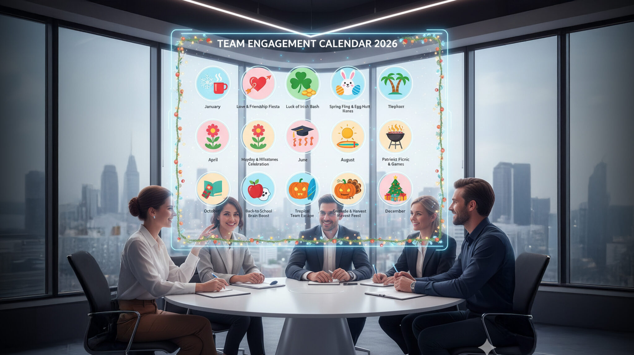 Festive Employee Engagement Calendar 2026: Monthly Themes for Teams